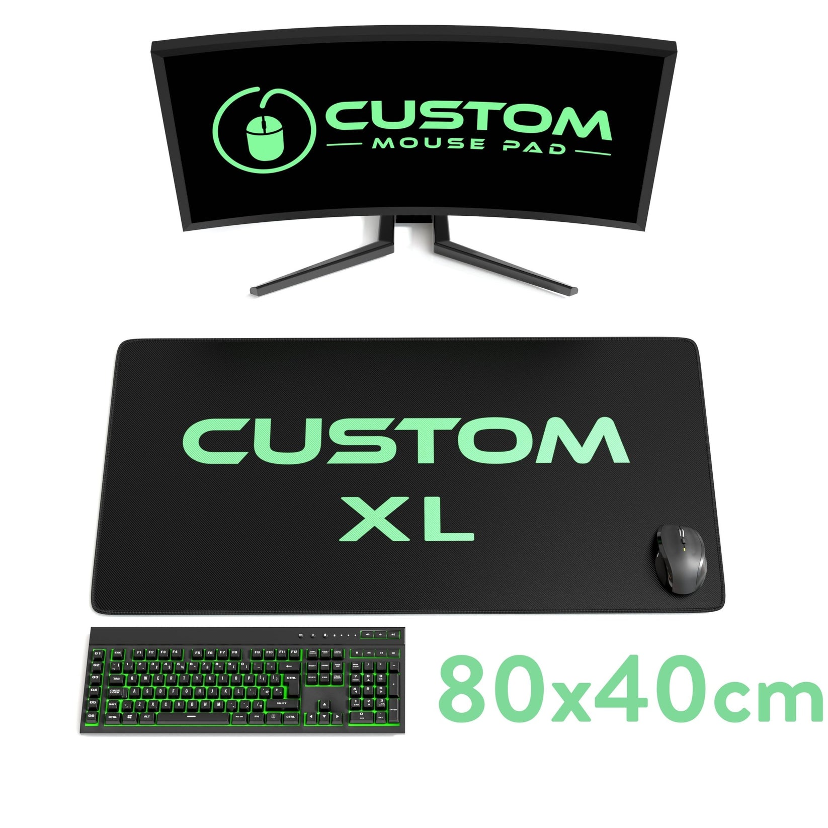 XL Custom Mouse Pad - Extra Large Personalized Pad
